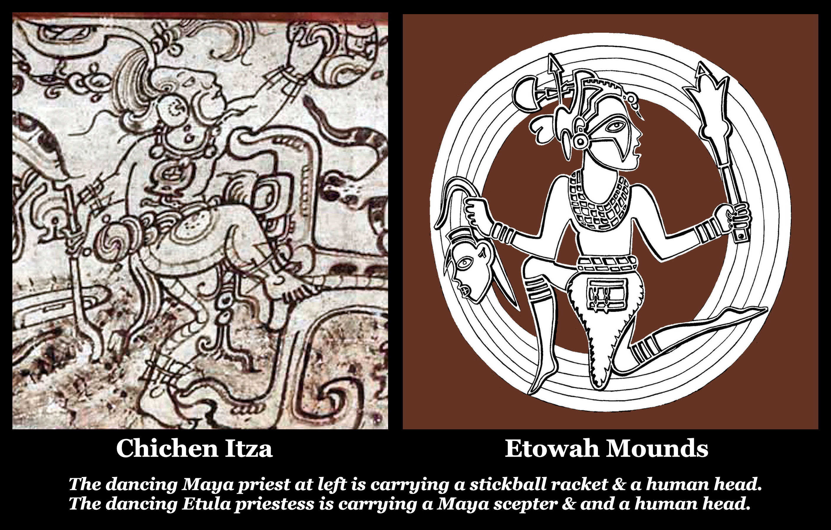 Footnote: Did you see the Maya-Georgia connection in the Maya dancers ...
