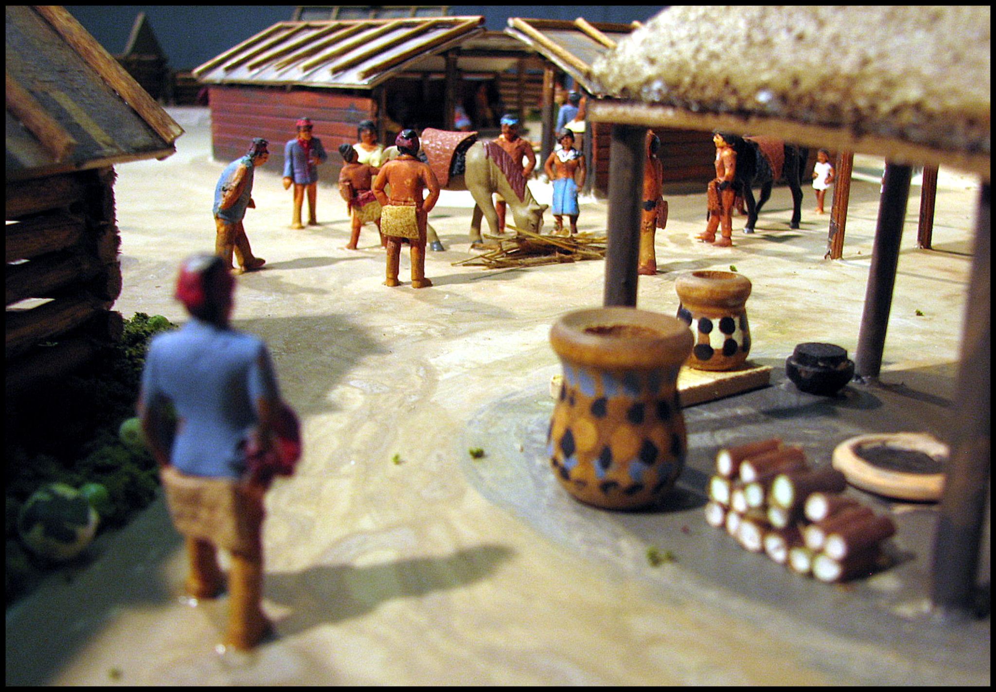 Southeastern Native American log houses . . . 1740-1840 – The Americas ...