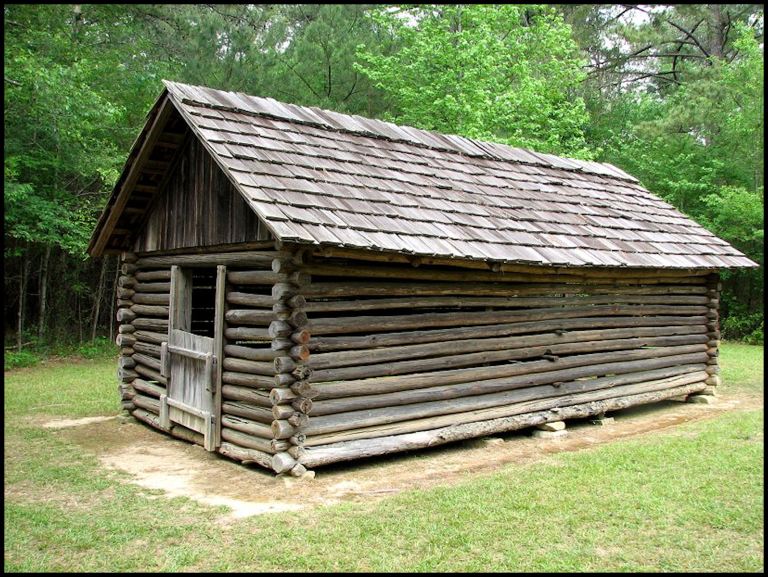 Southeastern Native American log houses . . . 1740-1840 – The Americas ...