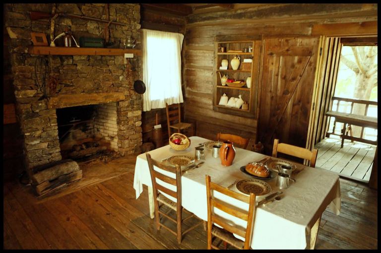 Southeastern Native American log houses . . . 1740-1840 – The Americas ...