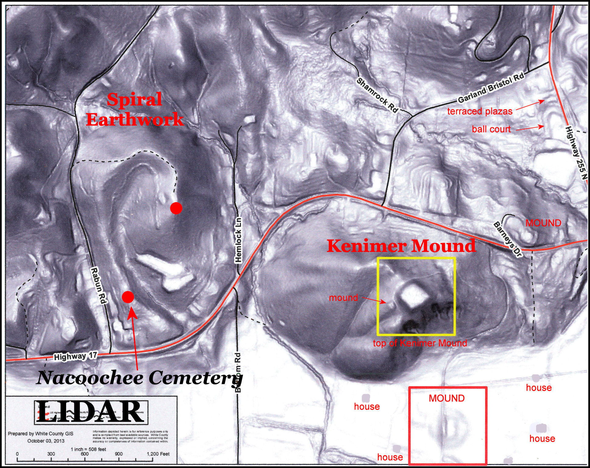 Massive Serpent Effigy earthwork discovered in Georgia’s Nacoochee ...