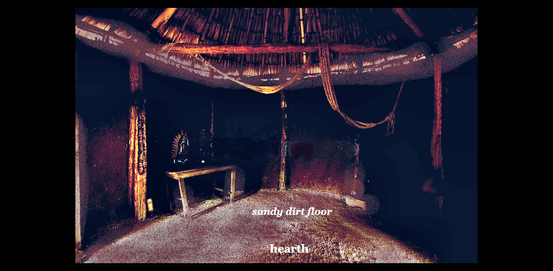 Interior of a Campeche Maya house – The Americas Revealed