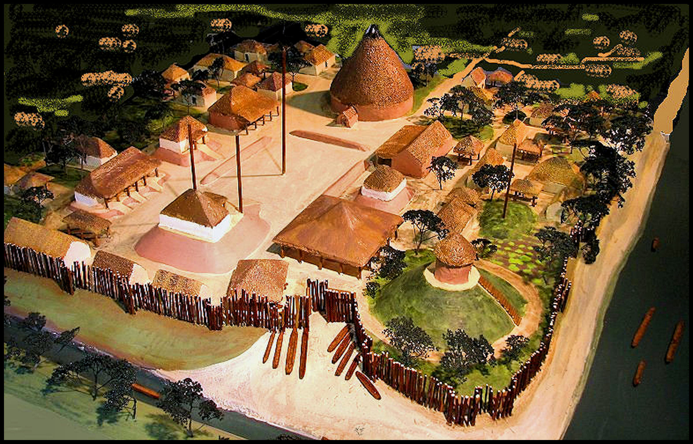 Origin of the Chickasaw Council House, Creek Square and the Cherokee ...