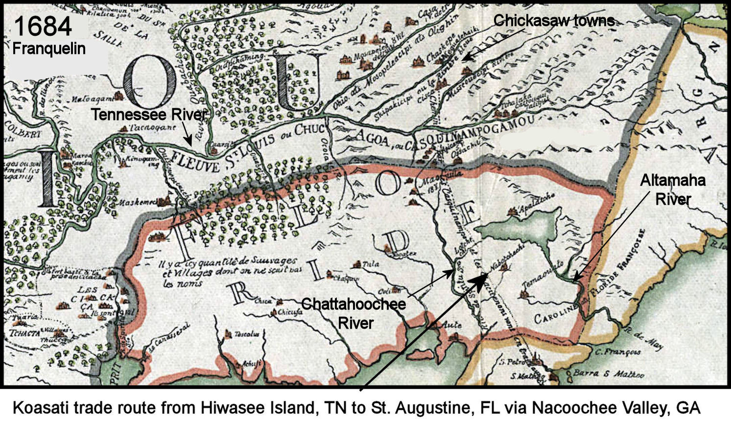 The Koasati or Coushatta . . . where were they from 1500 to 1776 AD ...