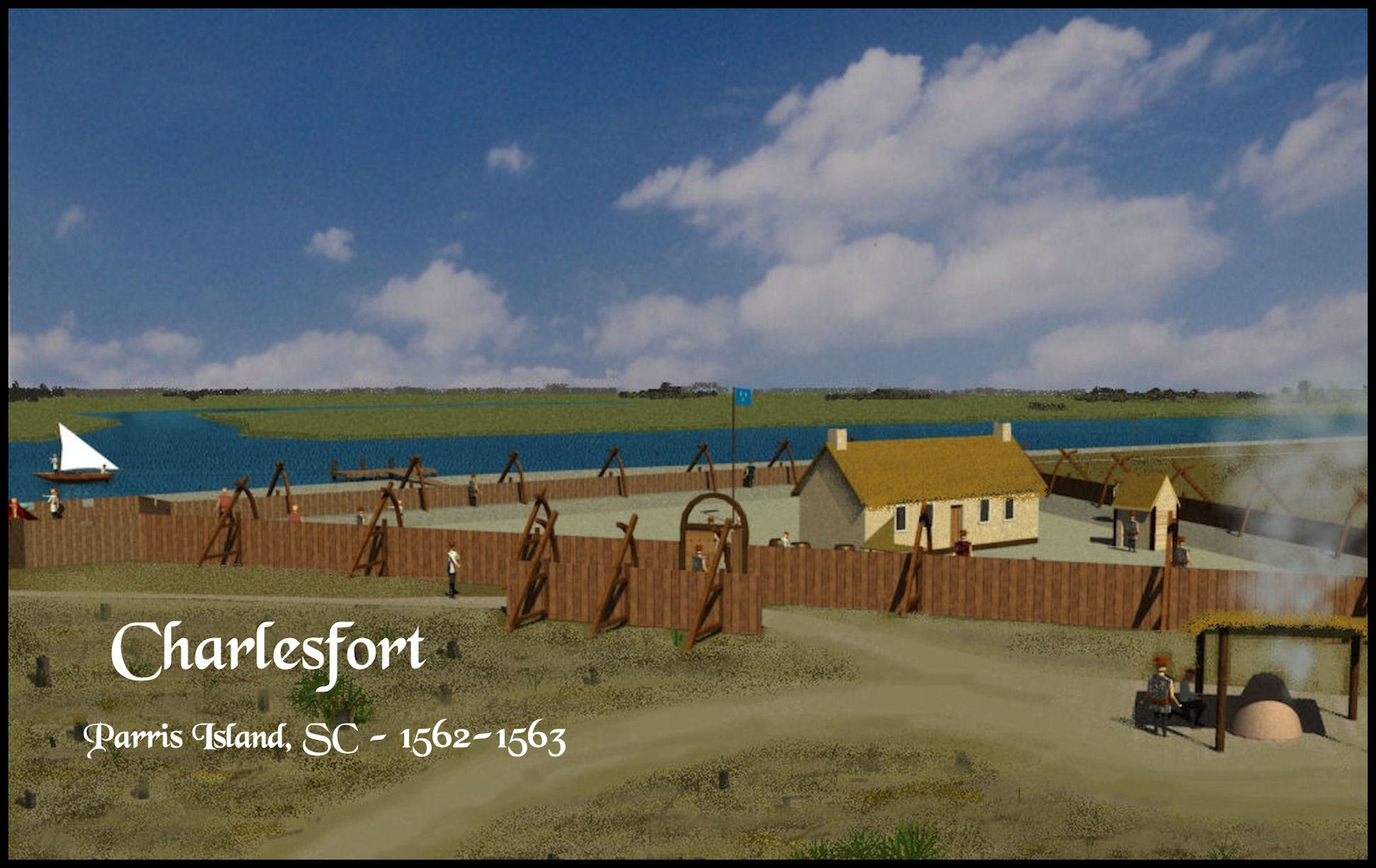 Charlesfort – Parris Island, SC – The Americas Revealed