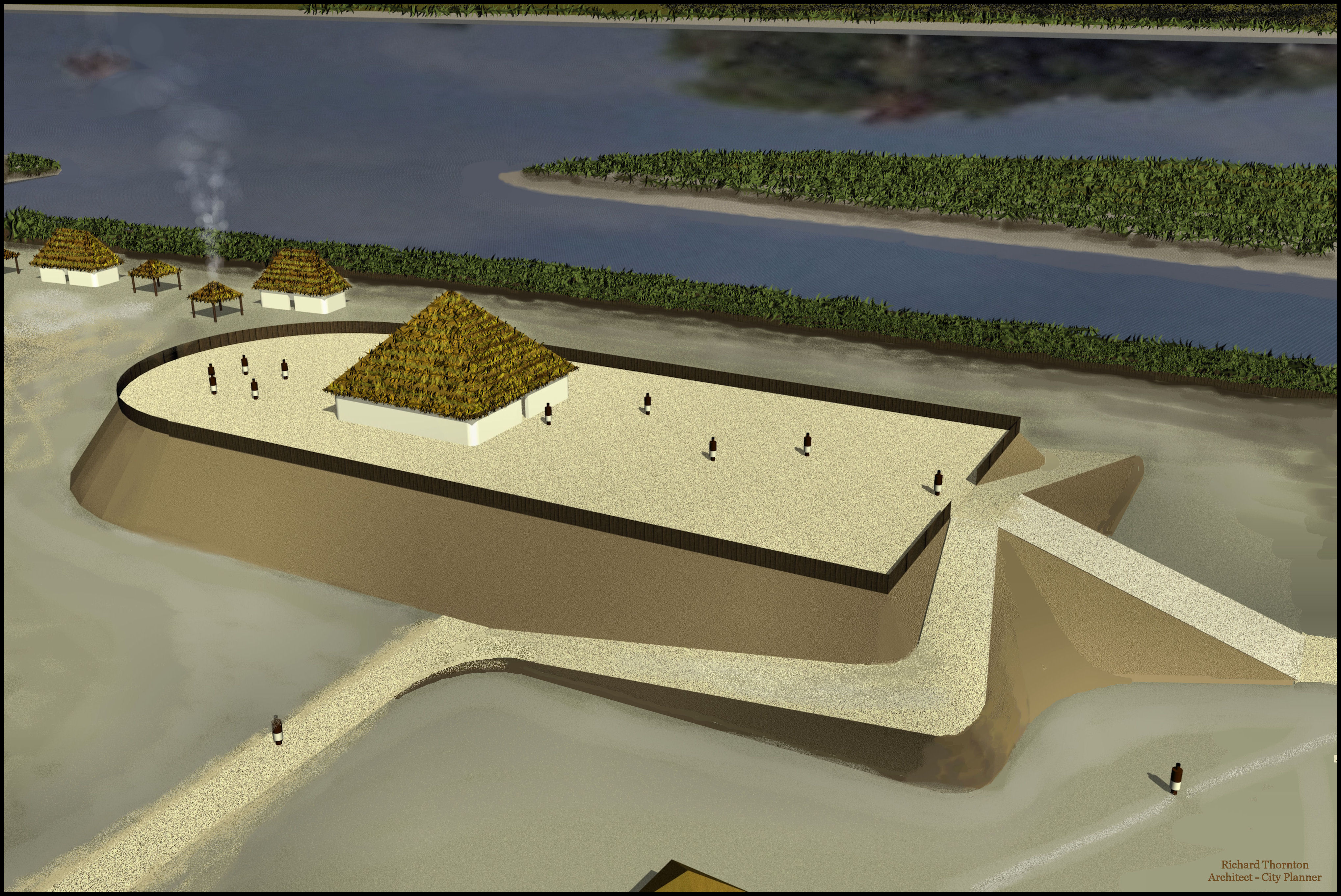 Native American mounds near downtown Savannah, Georgia – The Americas ...