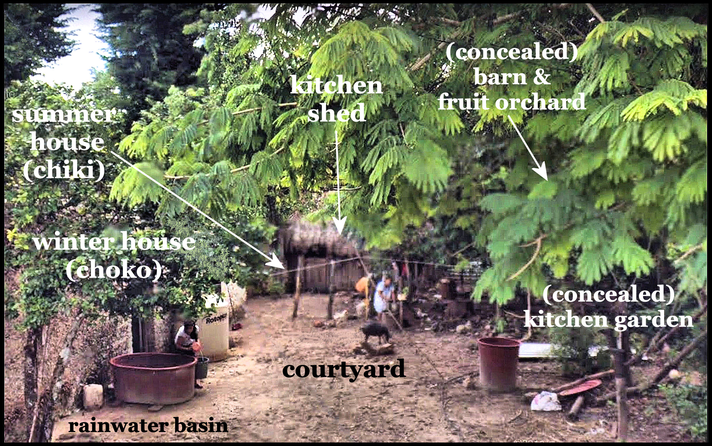Courtyard of a Maya domestic compound – The Americas Revealed