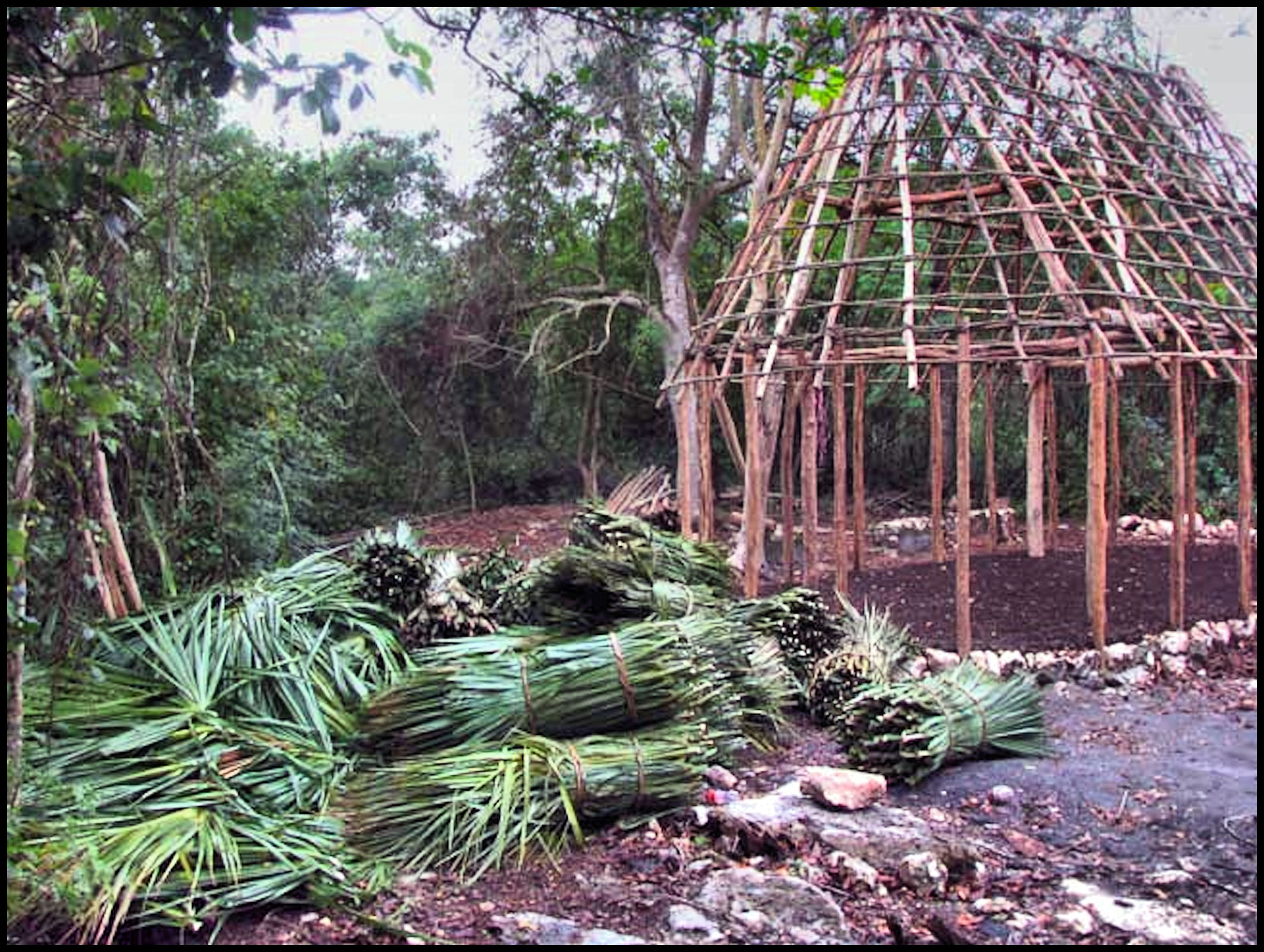 Campeche Maya houses arrive in Northeast Georgia . . . c. 550-600 AD ...