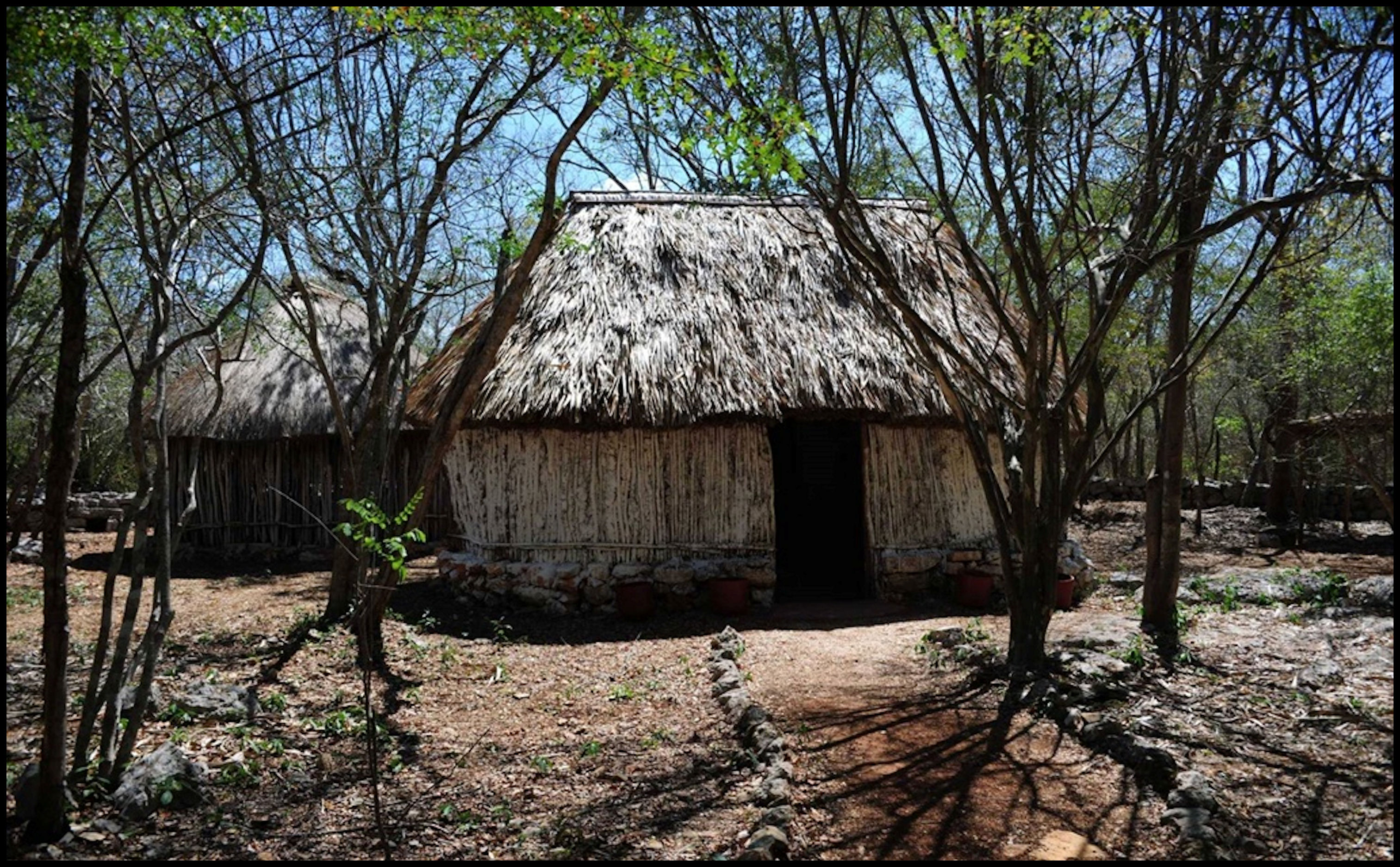 Courtyard of a Maya domestic compound – The Americas Revealed